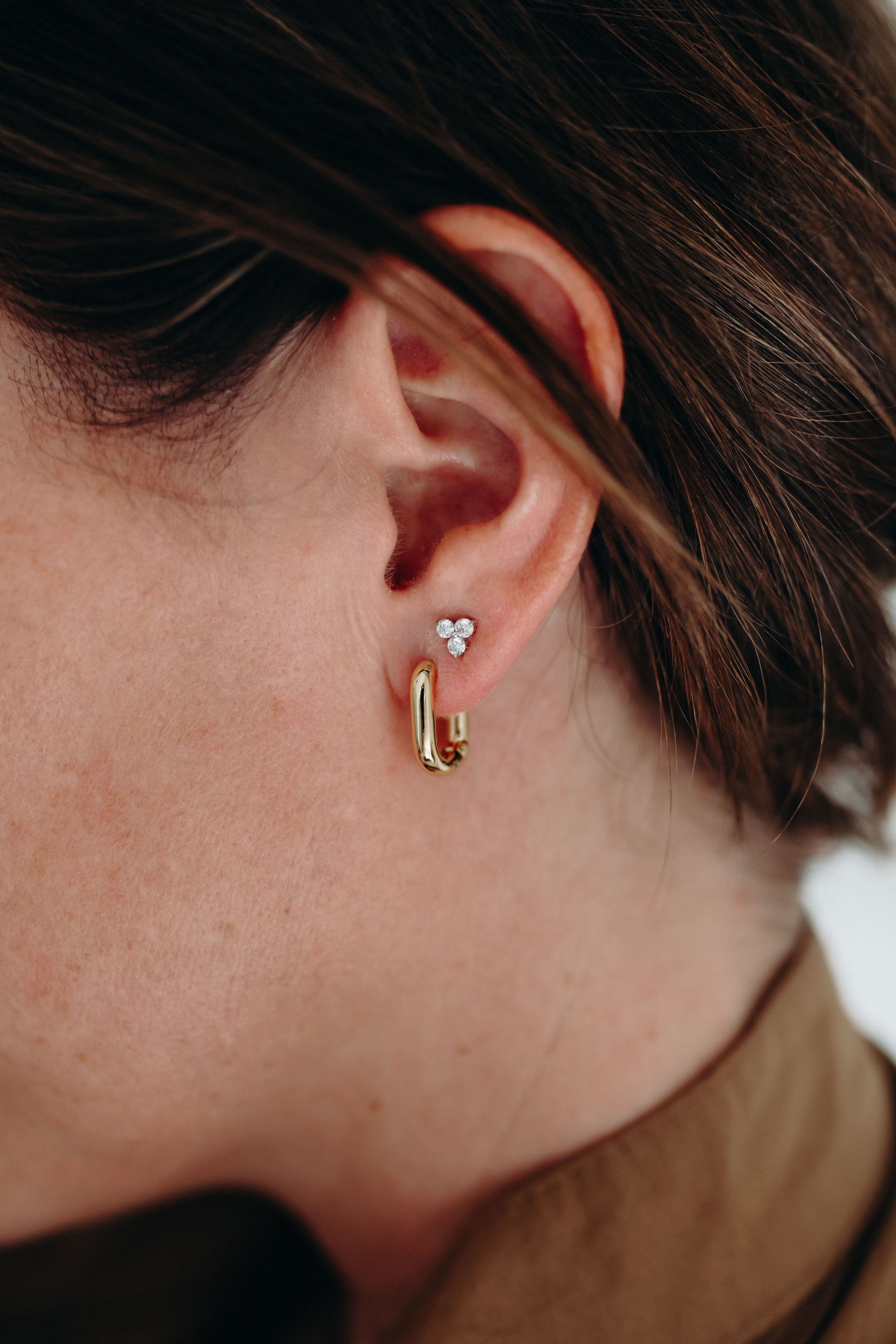 HOOP EARRINGS | RECTANGLE